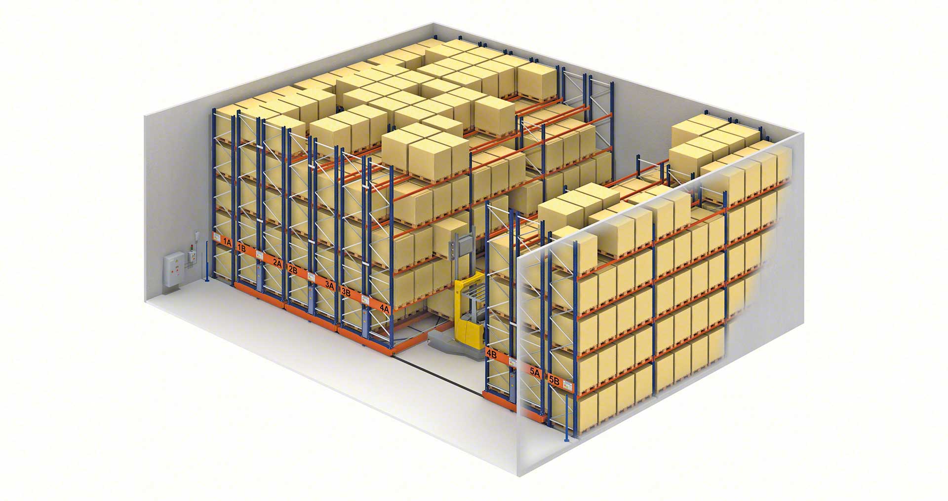 Mobile Racking Storage Systems: più spazio in magazzino - Mecalux.it