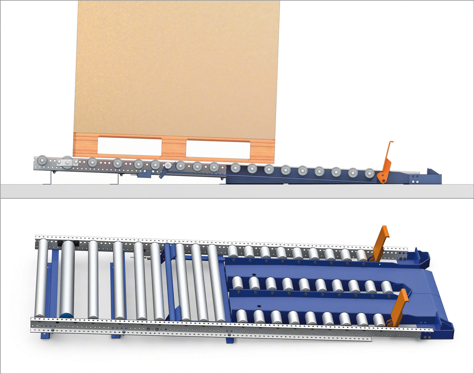 Scaffalature a gravità (magazzino dinamico FIFO) - Mecalux.it
