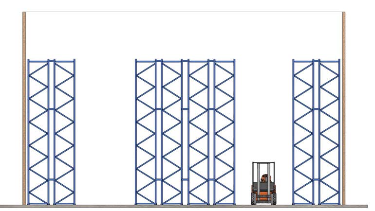 Quando scegliere scaffalature a doppia profondità? - Mecalux.it Quando scegliere scaffalature a doppia profondità? - Mecalux.it